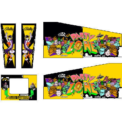 Party Zone Gehäuse Decal Set