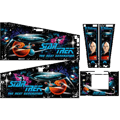 Star Trek The Next Generation Gehäuse Decal Set Next Gen